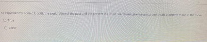 Solved As explained by Ronald lippitt, the exploration of | Chegg.com
