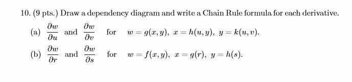 Solved 10. (9 pts.) Draw a dependency diagram and write a | Chegg.com