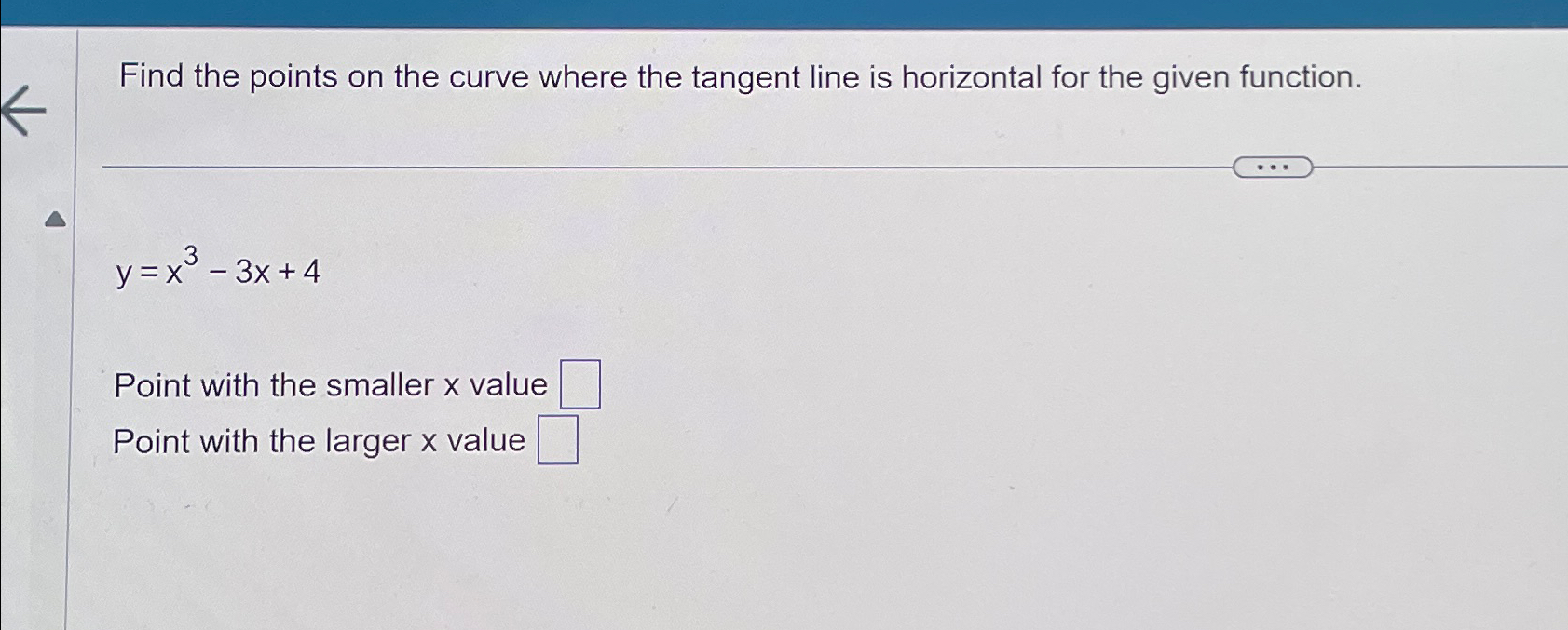 Solved Find the points on the curve where the tangent line | Chegg.com