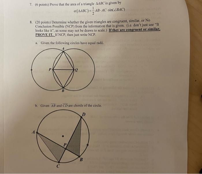 Solved 7 and 8 please | Chegg.com