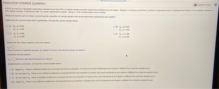 Solved Instructor-created question Question Help A 2010 | Chegg.com