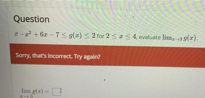 Solved Question If -22 +6x - 7 | Chegg.com