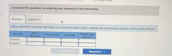 Solved Exercise 4-11 (Algo) Computing product cost per unit | Chegg.com