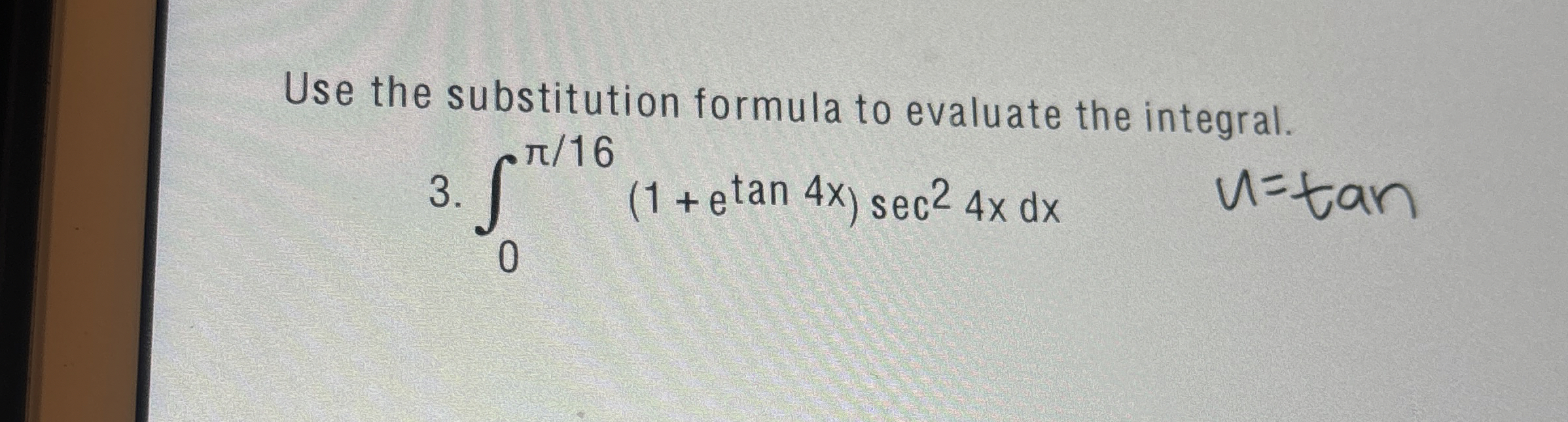 Solved Use the substitution formula to evaluate the | Chegg.com