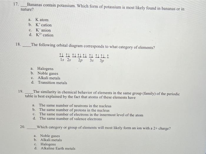 Solved 14. _The isotope symbol for an ion that has 13 | Chegg.com