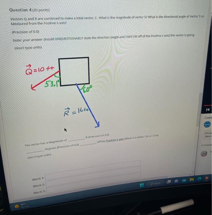 Solved Question 3 (20 points) Vectors L and M are combined | Chegg.com