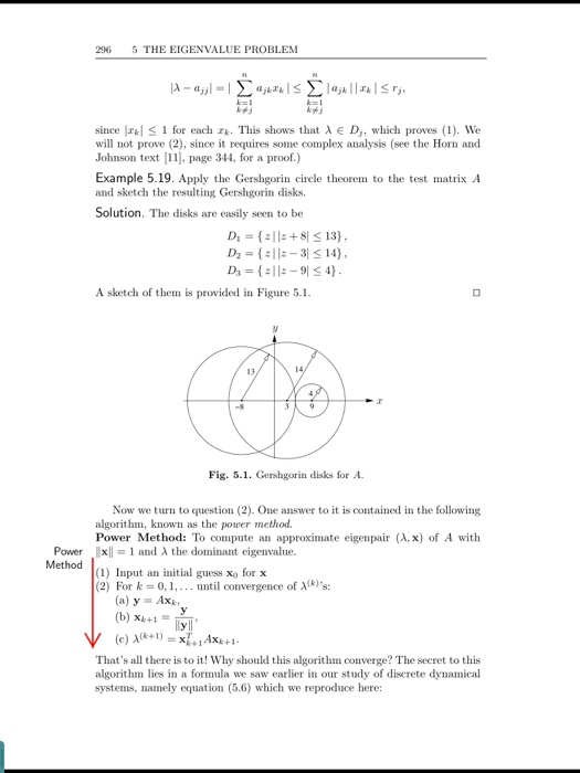 Solved Hi prof, could please show me how to use power method | Chegg.com