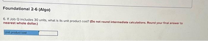 Solved The Foundational 15 (Algo) [LO2-1, LO2-2, LO2-3, | Chegg.com