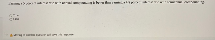 Solved Earning a 5 percent interest rate with annual | Chegg.com