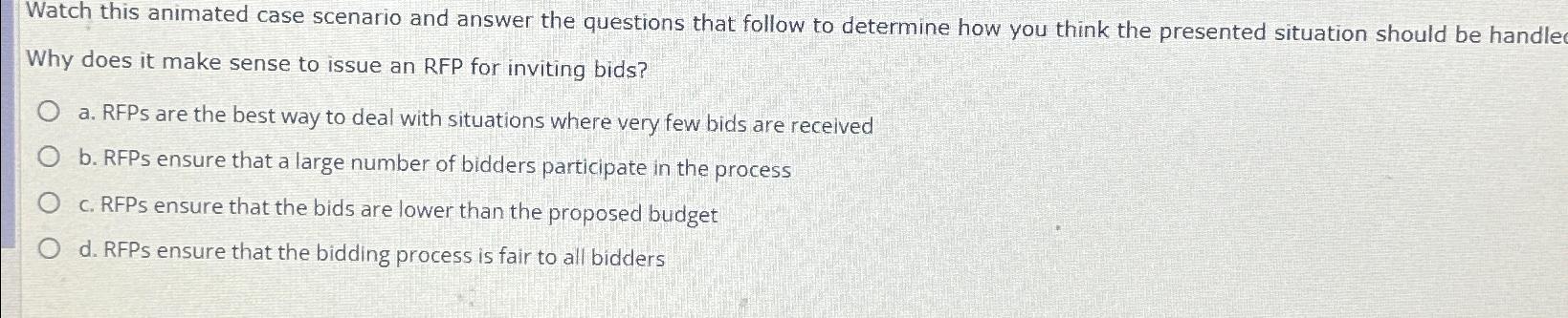 Solved Watch this animated case scenario and answer the | Chegg.com