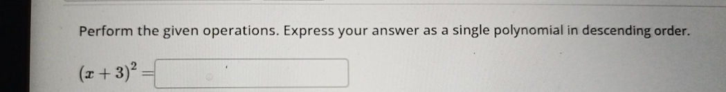 Solved Perform the given operations. Express your answer as | Chegg.com