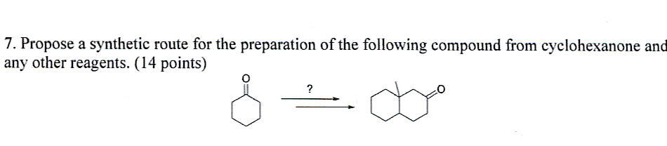 Solved Propose a synthetic route for the preparation of the | Chegg.com