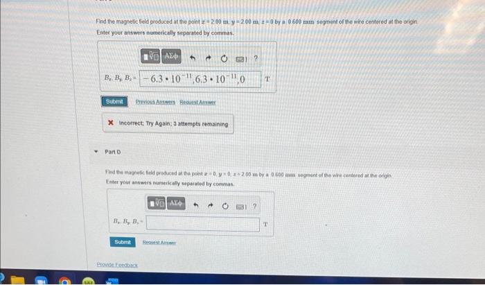 Solved A long, straight wire lies along the z-axis and | Chegg.com