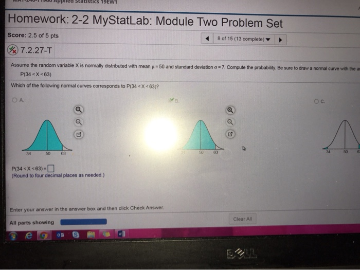 Solved Homework: 2-2 MyStatLab: Module Two Problem Set | Chegg.com