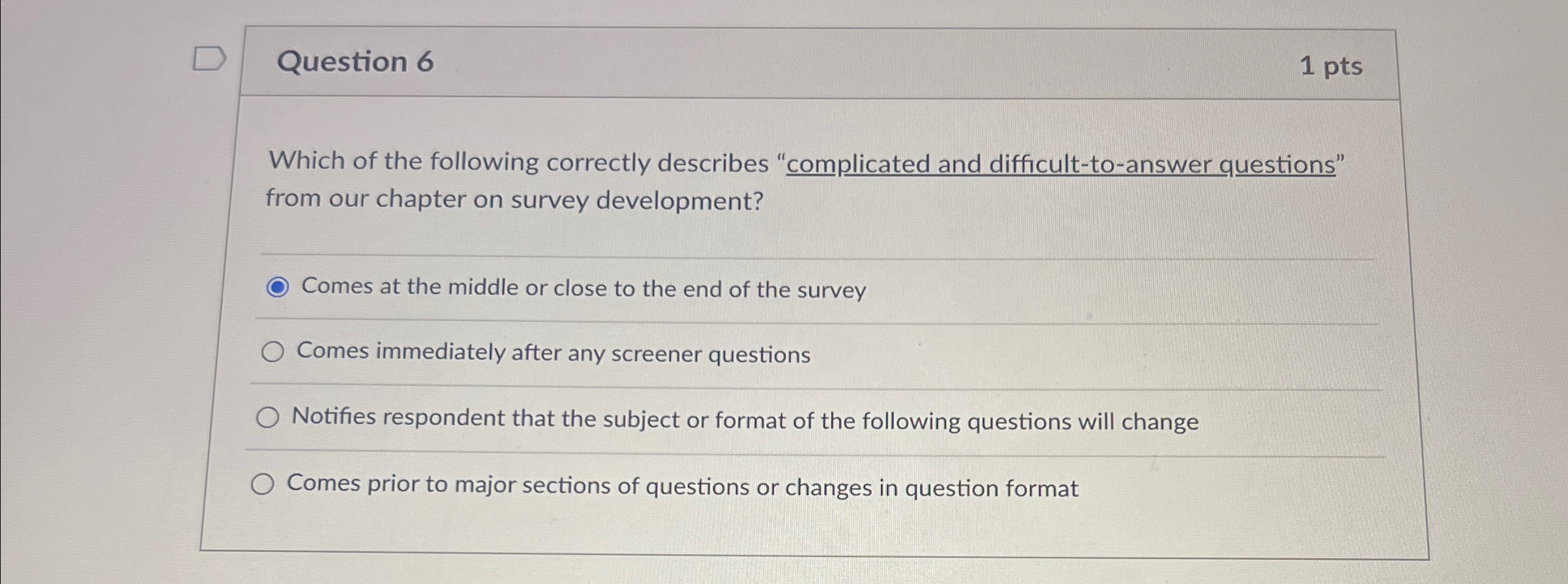 Solved Question 61 ﻿ptsWhich of the following correctly | Chegg.com
