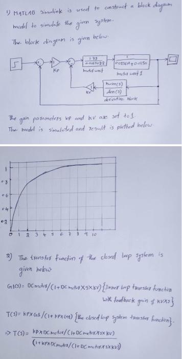 The servo-process: The servo-process is a DC motor in | Chegg.com