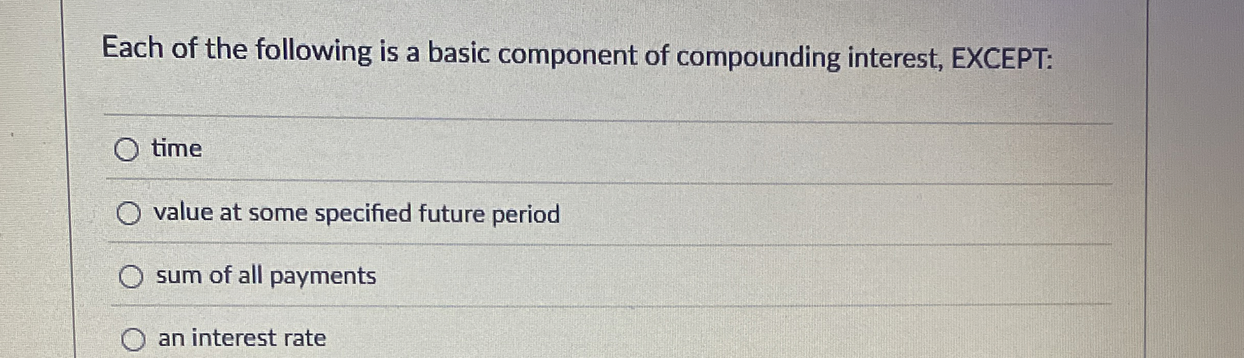 Each of the following is a basic component of | Chegg.com