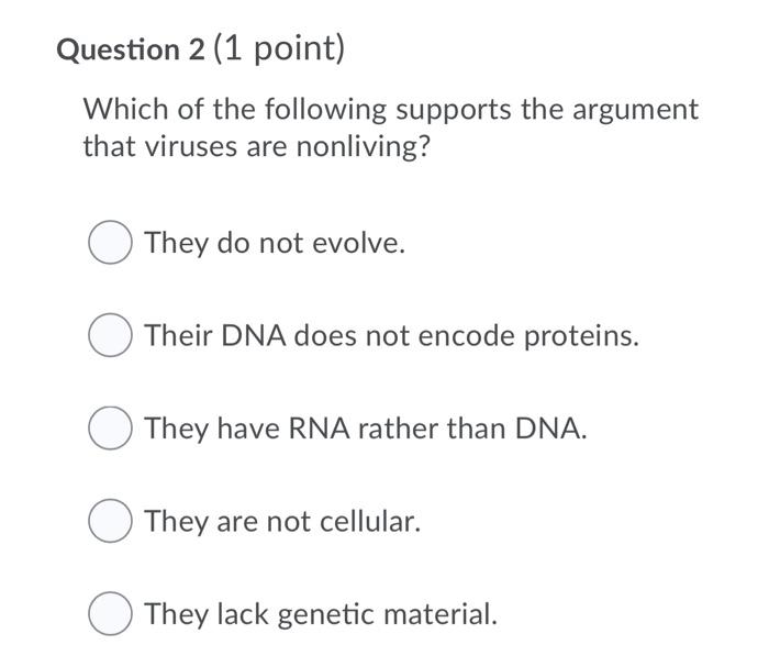 Solved Question 2 (1 point) Which of the following supports | Chegg.com