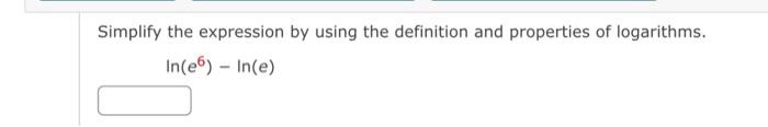 Solved Simplify the expression by using the definition and | Chegg.com