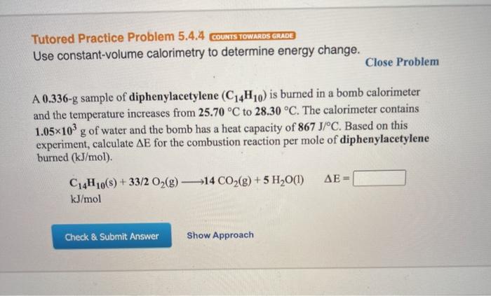 Solved Tutored Practice Problem 5.4.4 COUNTS TOWARDS GRADE | Chegg.com