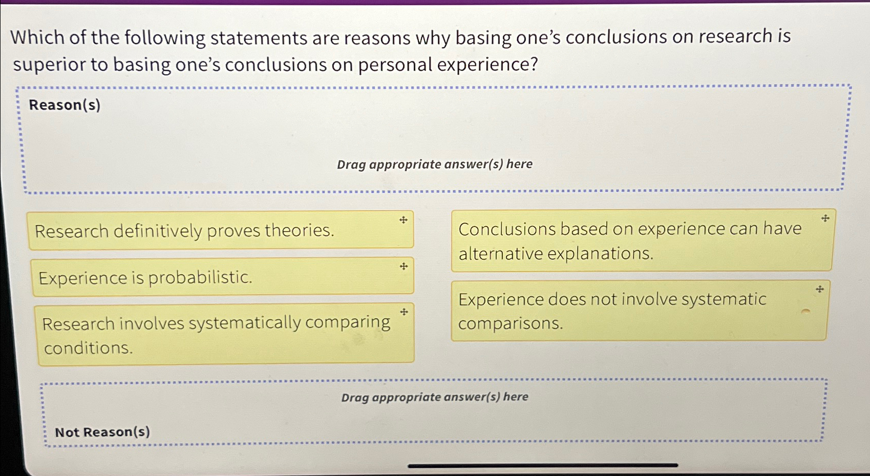 Solved Which of the following statements are reasons why | Chegg.com