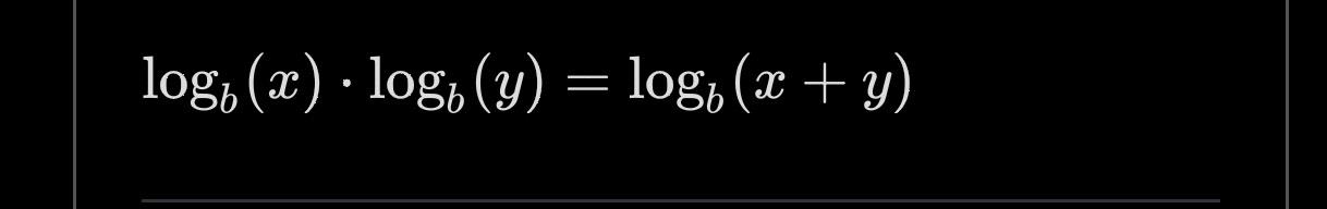 Solved logb(x)*logb(y)=logb(x+y) | Chegg.com