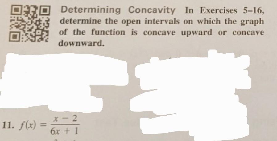 Solved Determining Concavity In Exercises 5-16, determine | Chegg.com