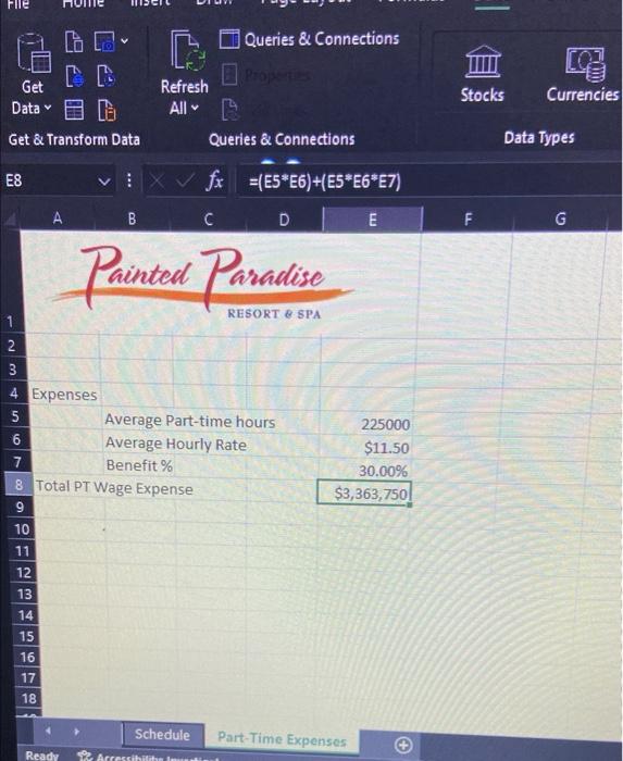 Solved 9 Create three scenarios based only on a variation in | Chegg.com