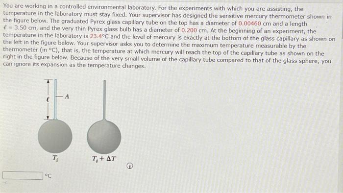 Solved You are working in a controlled environmental | Chegg.com