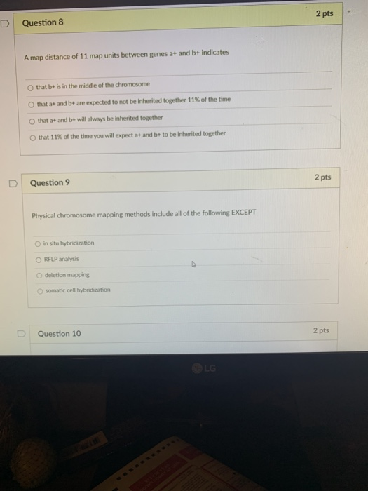 Solved 2 pts D Question 8 A map distance of 11 map units | Chegg.com Solved 2 pts D Question 8 A map distance of 11 map units | Chegg.com