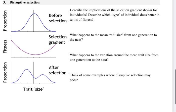 Solved Describe the implications of the selection gradient | Chegg.com