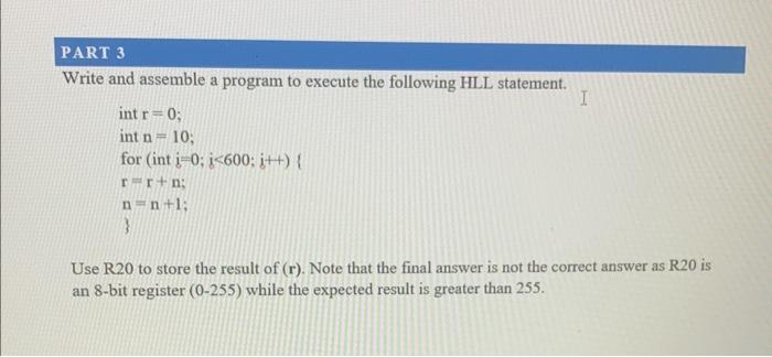 Solved Write and assemble a program to execute the following | Chegg.com Solved Write and assemble a program to execute the following | Chegg.com