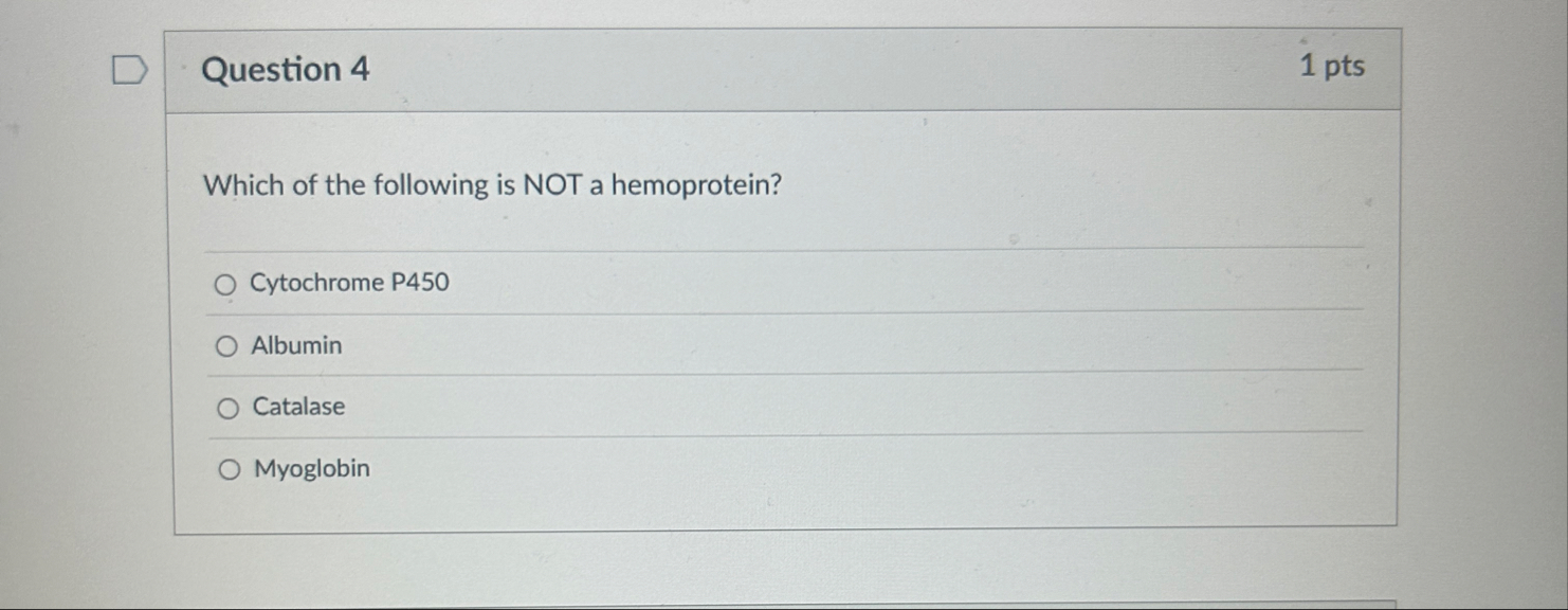 Solved Question 41 ﻿ptsWhich of the following is NOT a | Chegg.com