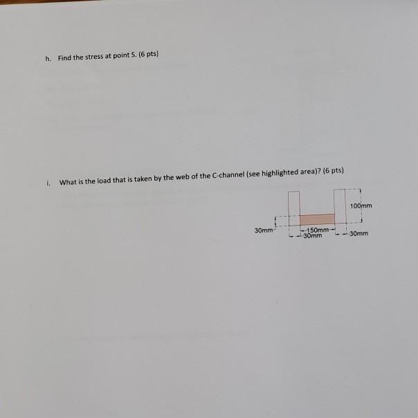 Solved Problem #2 A C-Channel Beam and its cross section is | Chegg.com