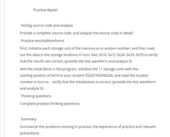 Practice Report Verilog Source Code And Analysis 0038