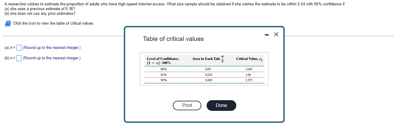 Solved A researcher wishes to estimate the proportion of | Chegg.com