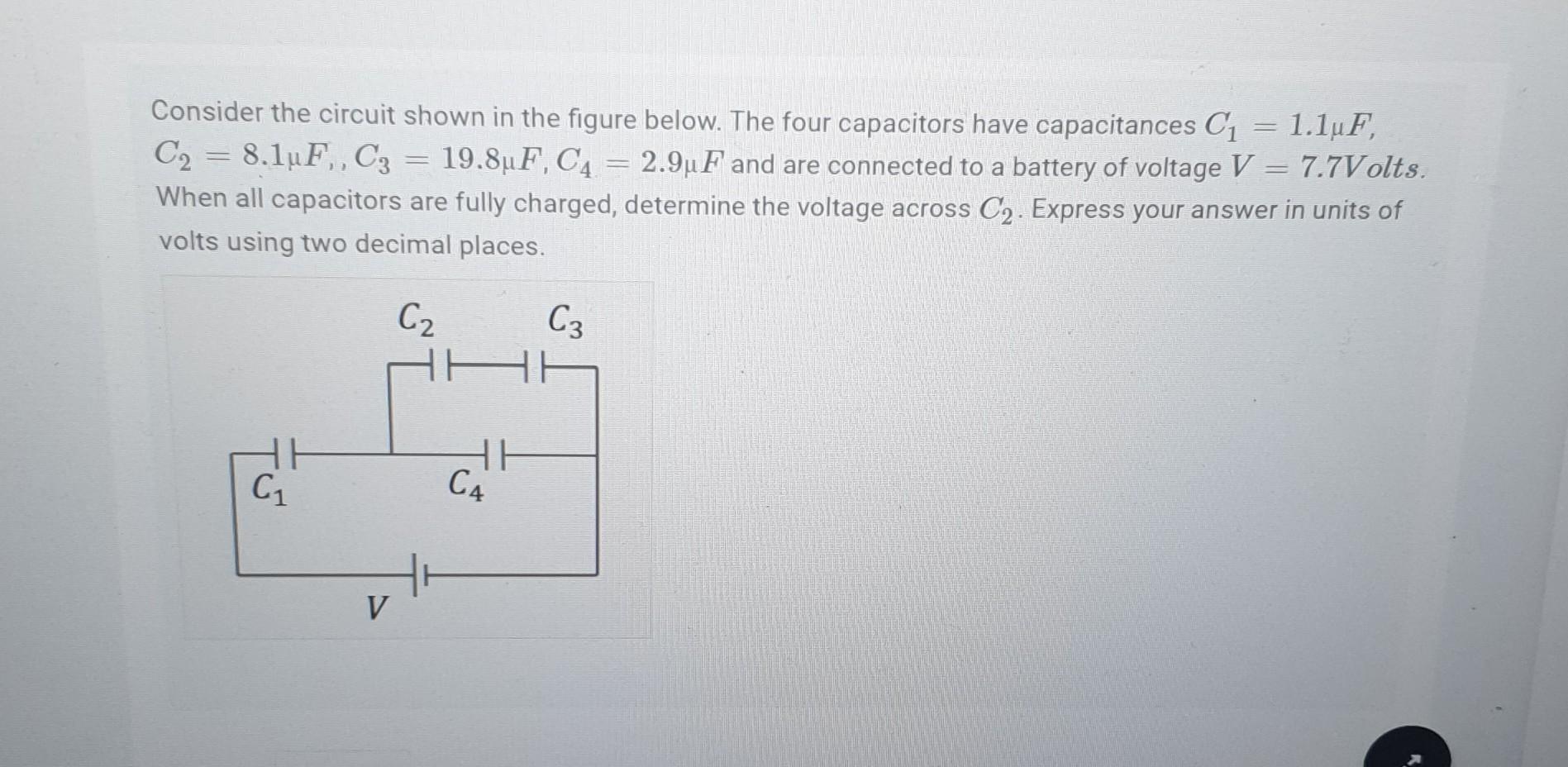 Solved Consider the circuit shown in the figure below. The | Chegg.com