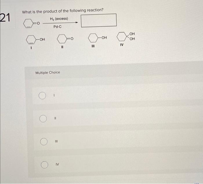 Solved What is the product of the following reaction? −OH | Chegg.com