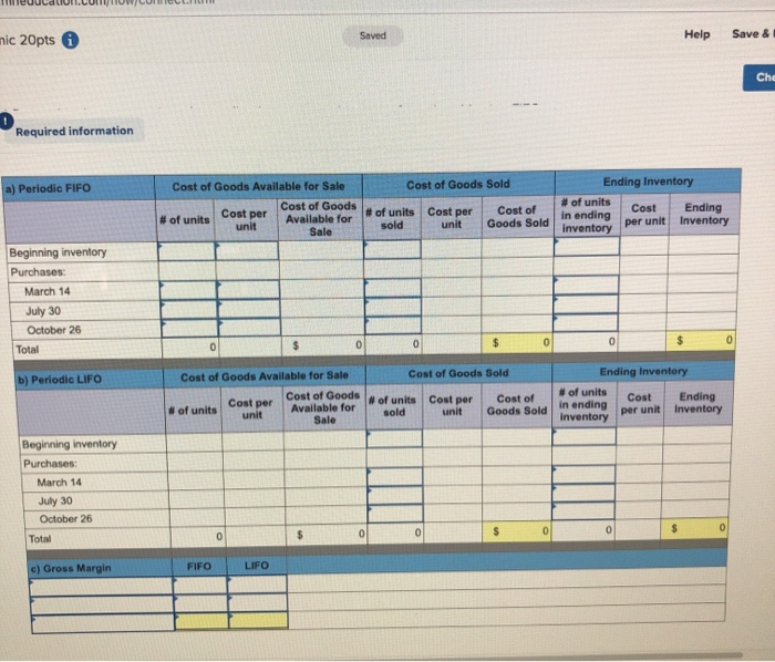 Solved nmic 20pts 6 Saved Help Save & E Che Units Sold at | Chegg.com Solved nmic 20pts 6 Saved Help Save & E Che Units Sold at | Chegg.com