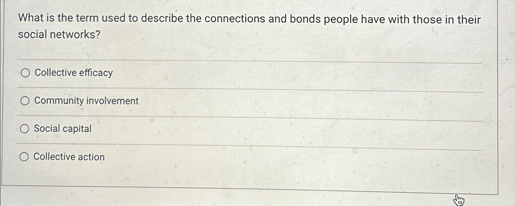 Solved What is the term used to describe the connections and | Chegg.com