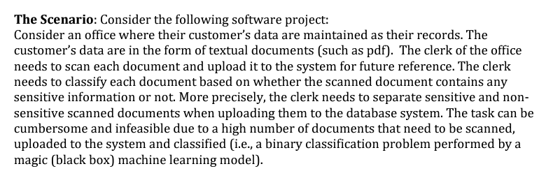 Based on the scenerio in the image, create a layered | Chegg.com