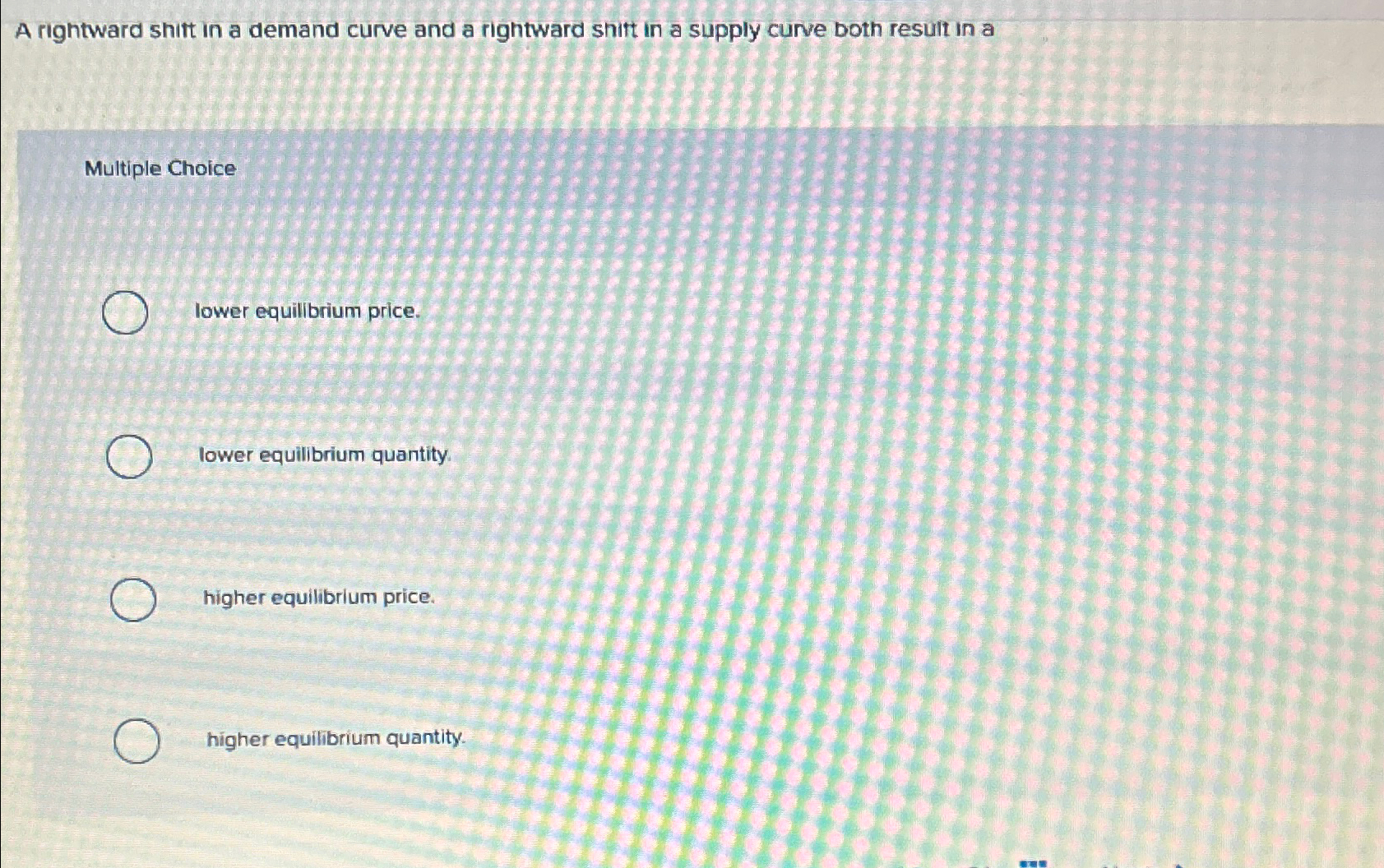 Solved A rightward shift in a demand curve and a rightward | Chegg.com