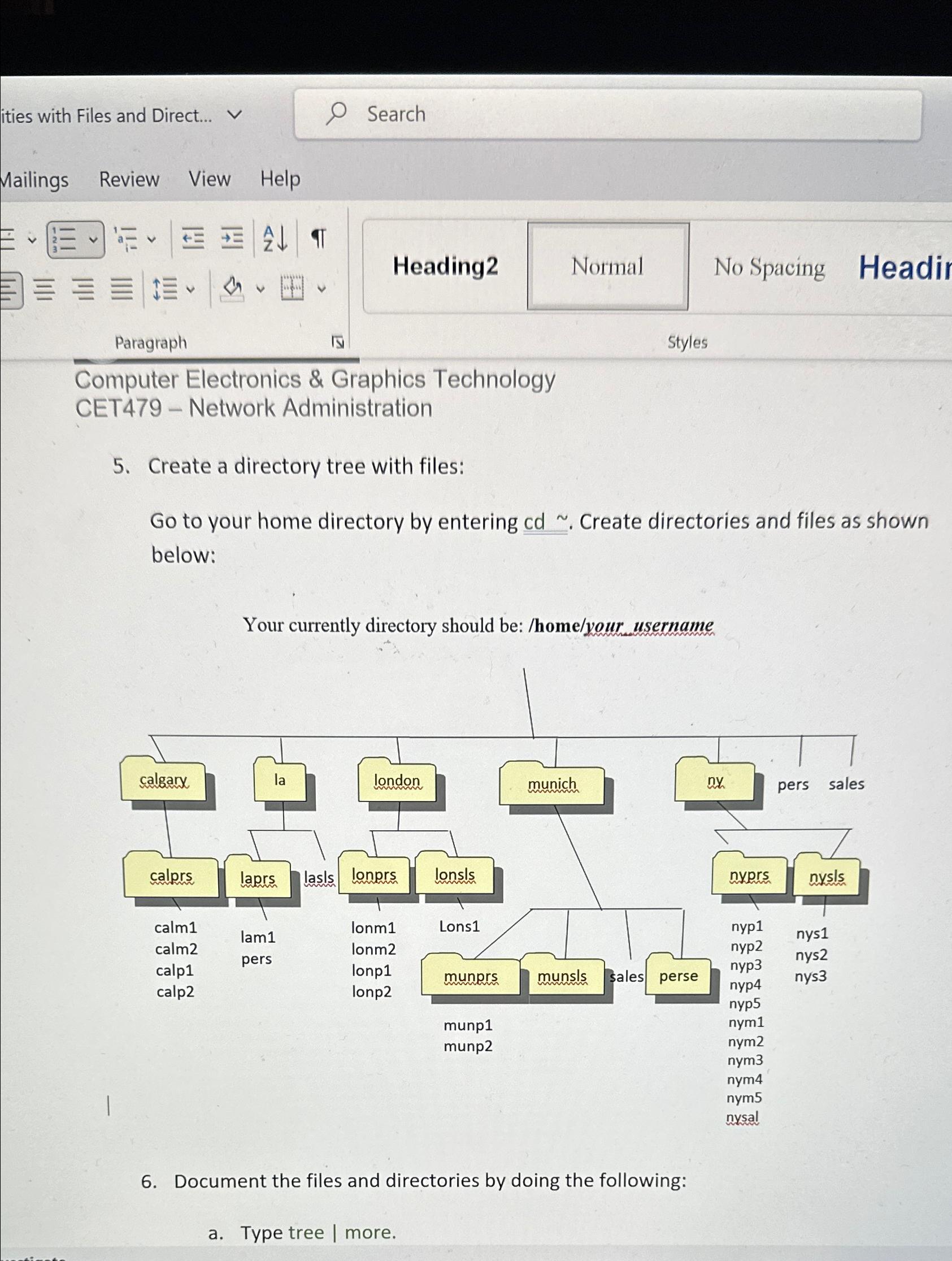 Solved ities with Files and Direct...SearchComputer | Chegg.com