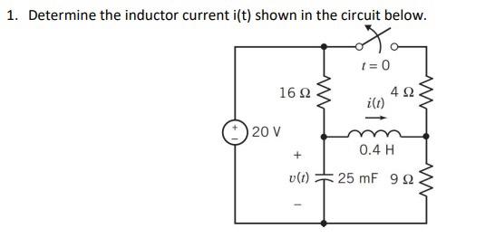 [Solved]: ANSWER USING LAPLACE TRANSFORM CIRCUIT ANALYSIS&nb