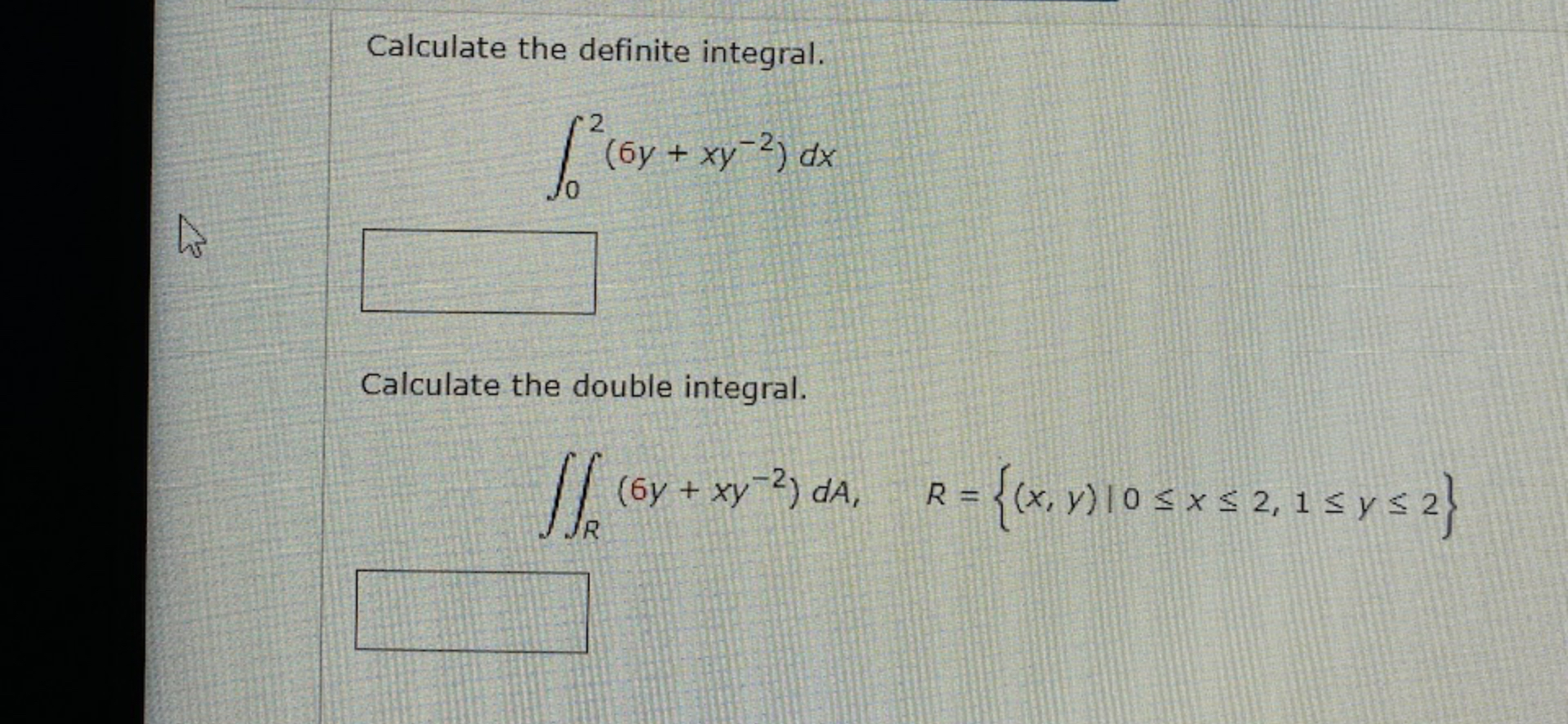 Solved Calculate the definite | Chegg.com