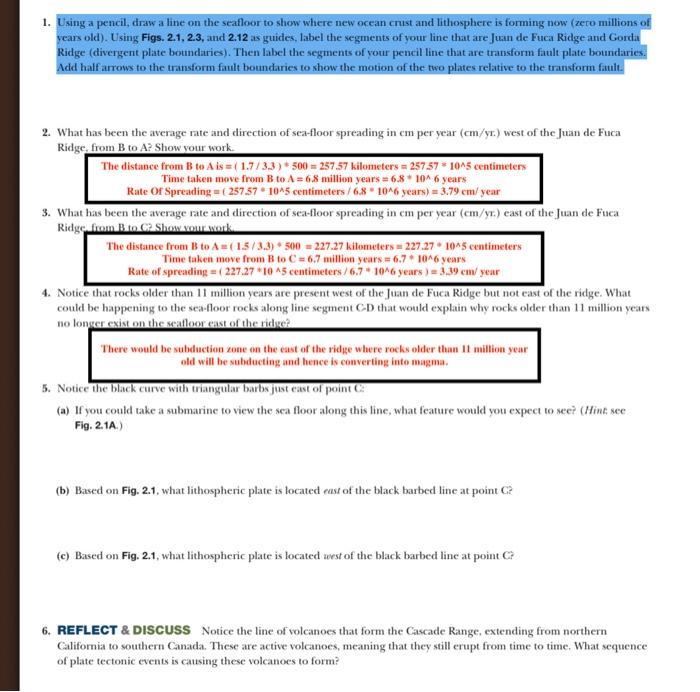 Figure 2.13 Trail of the Hawaiian hotspot. Top map | Chegg.com
