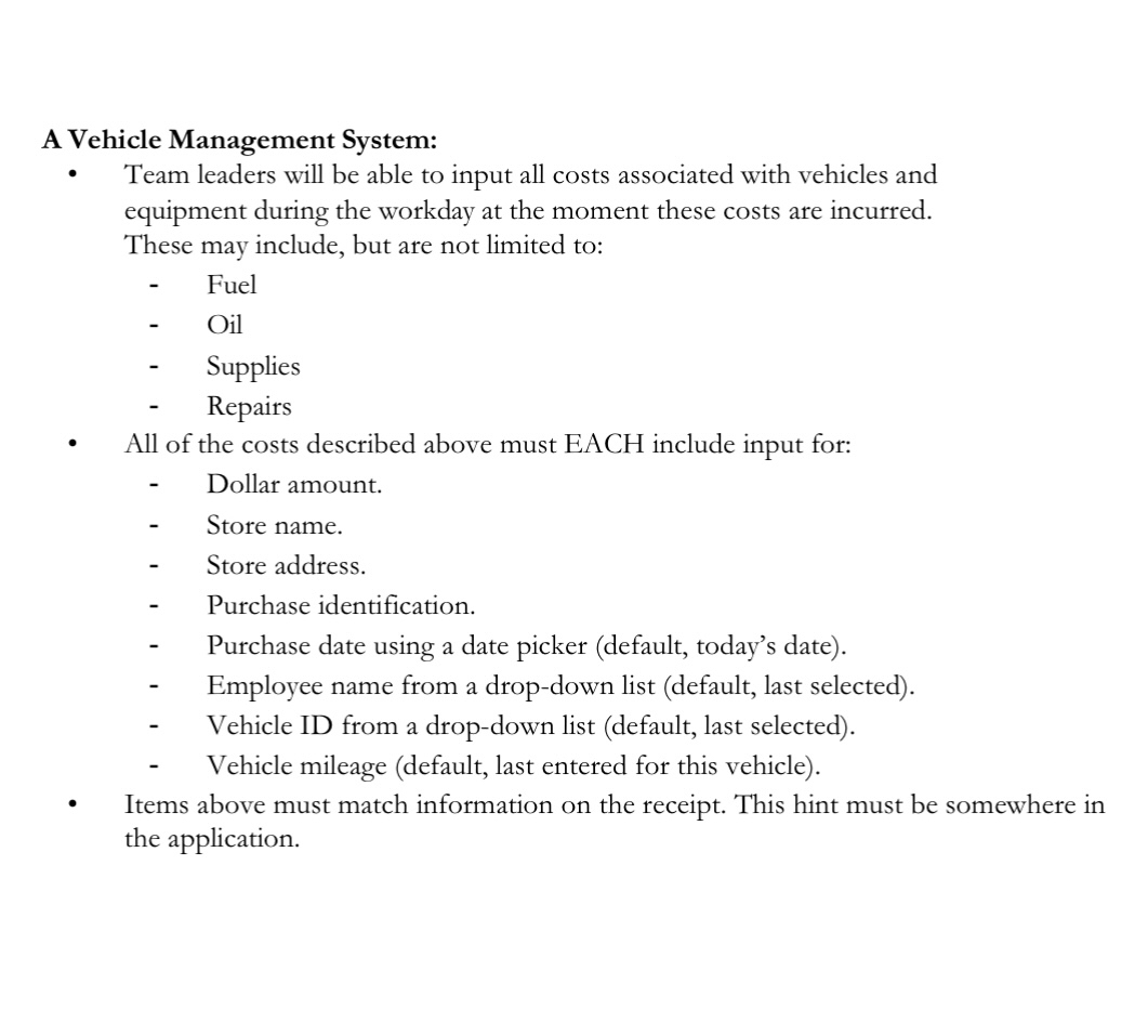 Solved Create a combined windows Navigation and Layout | Chegg.com