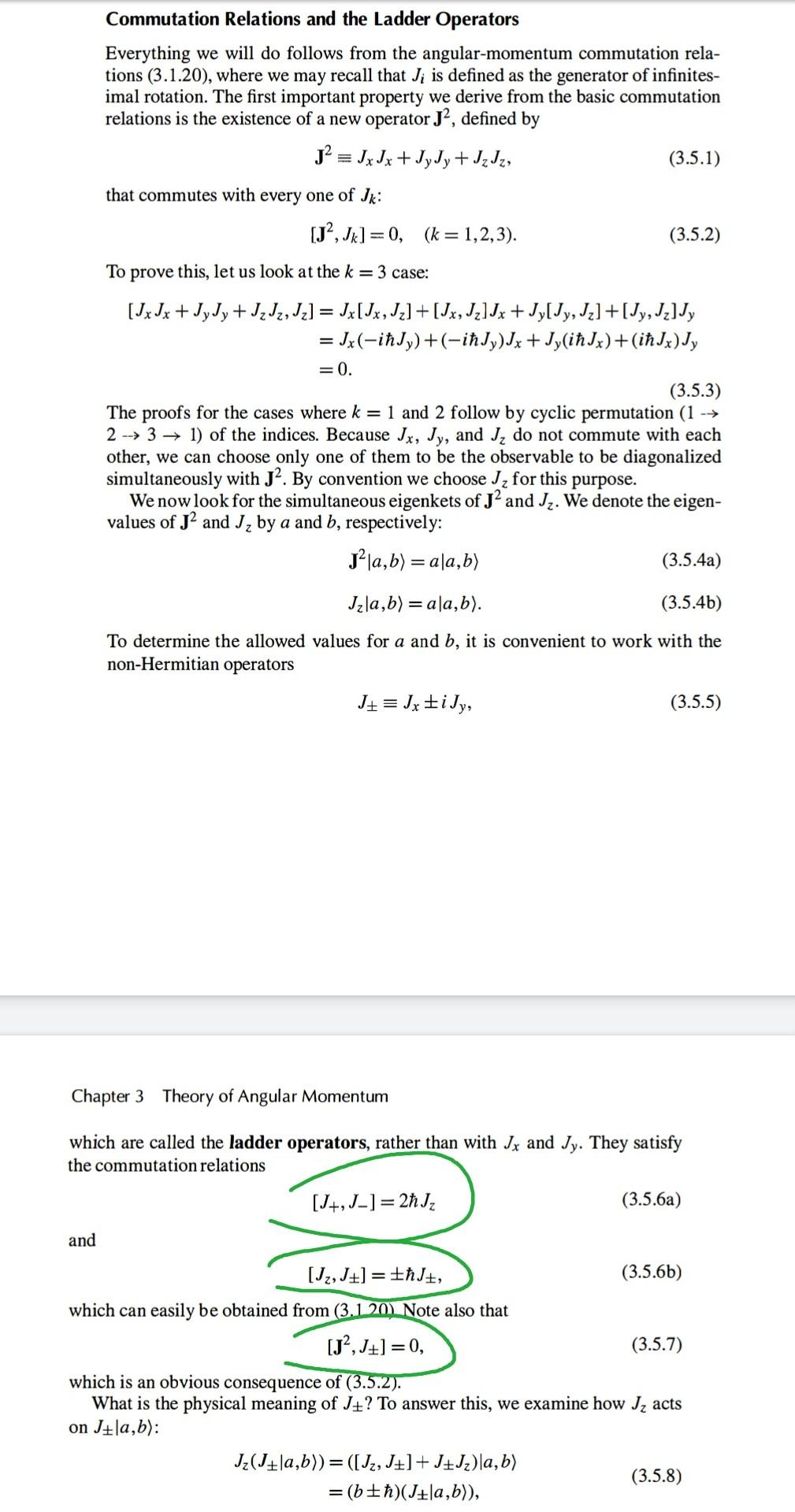 Solved Commutation Relations And The Ladder Operators