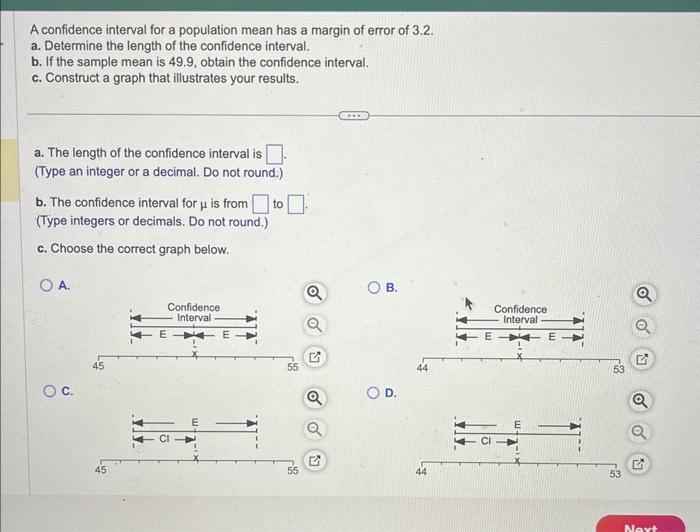 Solved A confidence interval for a population mean has a | Chegg.com