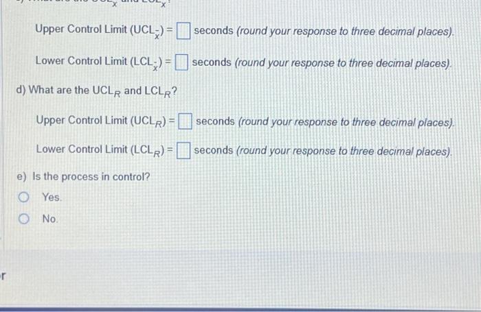 Solved Refer to the Control Chart Factor in your lecture | Chegg.com